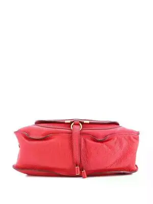 Chloé Marcie Leather Medium Satchel - Red