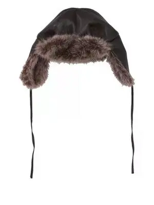 P.a.r.o.s.h Fur-trim Trapper Hat - Brown