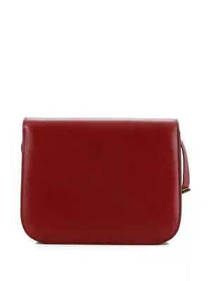 Celine Classic Box Smooth Leather Medium Bag - Red