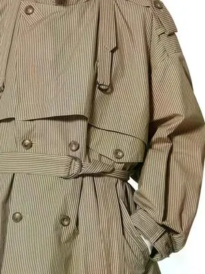 MARANT ETOILE Claya Striped-pattern Jacket - Neutrals