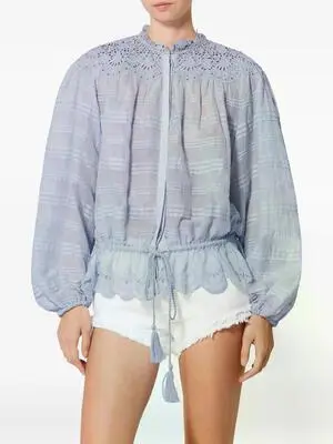 MARANT ETOILE Polly Embroidery Blouse - Blue