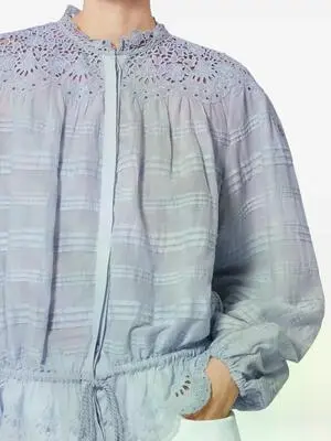 MARANT ETOILE Polly Embroidery Blouse - Blue