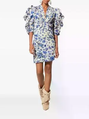 Isabel Marant Étoile X Doris Ruffled Dress - Neutrals