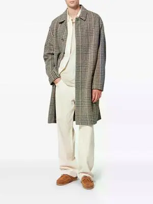 MARANT Franco Checked Single-breasted Coat