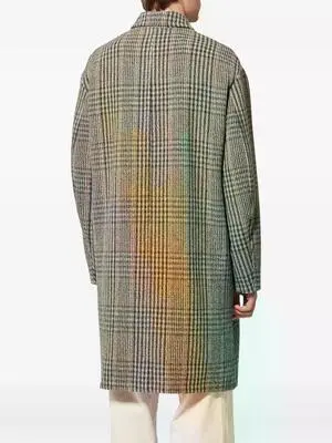MARANT Franco Checked Single-breasted Coat