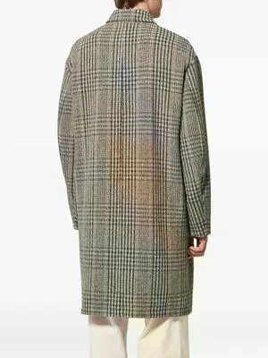 MARANT Franco Checked Single-breasted Coat