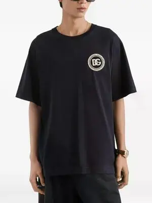 Dolce & Gabbana Logo-detail Short-sleeve T-shirt - Blue
