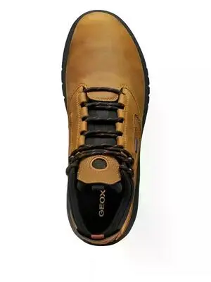 Geox Aerantis 4x4 Abx Lace-up Panelled Boots - Brown