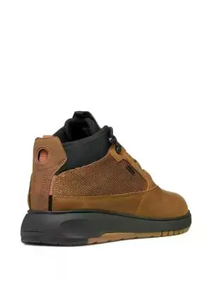 Geox Aerantis 4x4 Abx Lace-up Panelled Boots - Brown