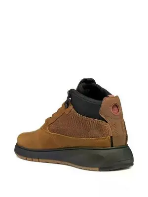 Geox Aerantis 4x4 Abx Lace-up Panelled Boots - Brown