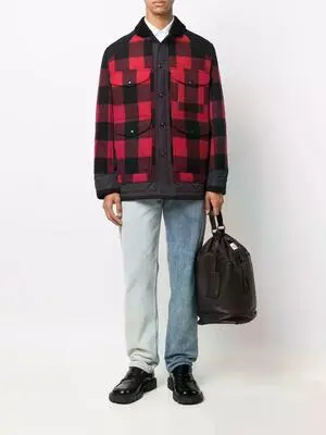 Junya Watanabe Checked Press-stud Shirt Jacket