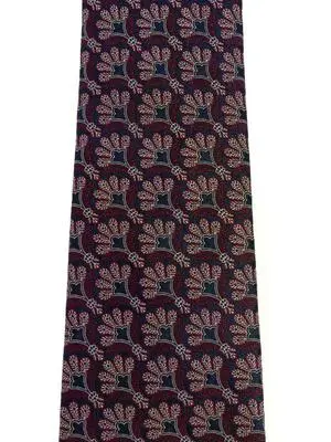 Etro Patterned Neck Tie - Red