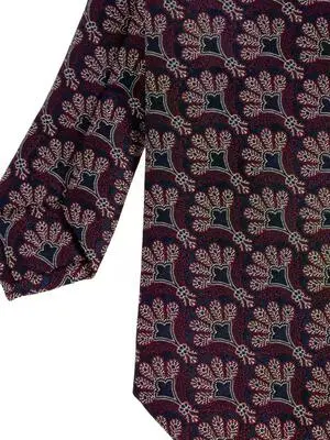 Etro Patterned Neck Tie - Red