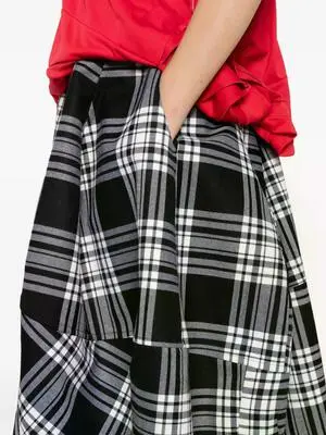 Comme Des Garçons Plaid Skorts
