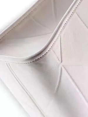 Prada Symbole Shopper Embossed Leather Tote Bag