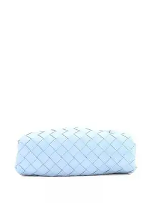 Bottega Veneta The Pouch Intrecciato Nappa Mini Crossbody Bag - Blue