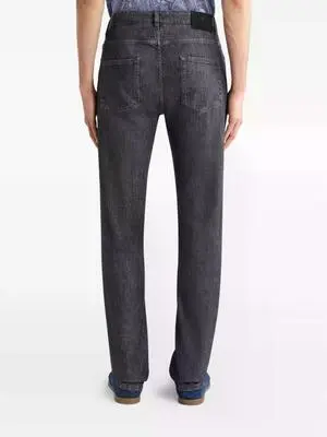 Etro Pegaso-appliqué Five-pocket Jeans