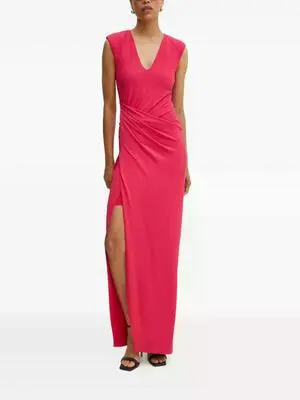 Patrizia Pepe V-neck Split Maxi Dress