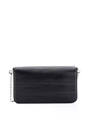 LOUIS VUITTON Felicie Pochette Epi Leather Crossbody Bag - Black