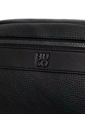 Hugo Logo-plaque Zip Wash Bag
