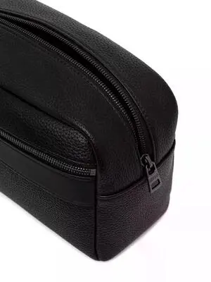 Hugo Logo-plaque Zip Wash Bag