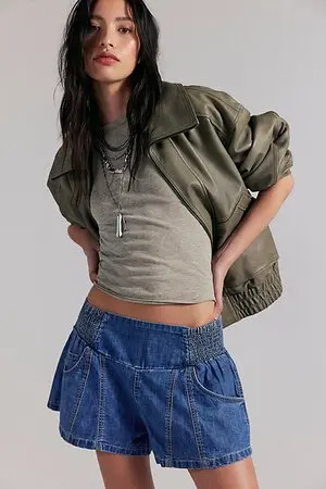 Free People Luna Pull-on Shorts - Soile