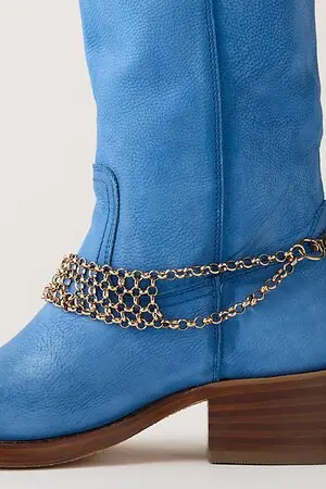 Free People Chain Boot Harness - Gold