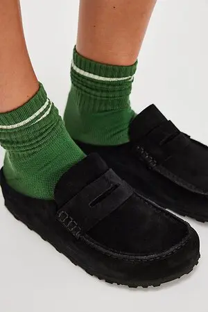 BIRKENSTOCK Naples Wrapped Bold Grip Clogs - Black