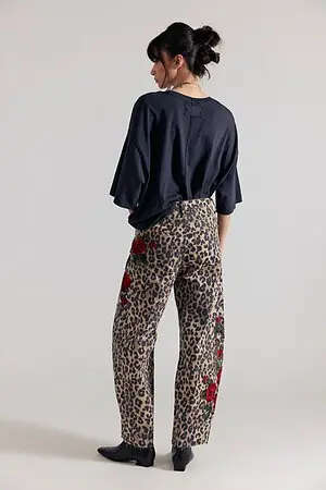 DRIFTWOOD Parker Printed Barrel Jeans