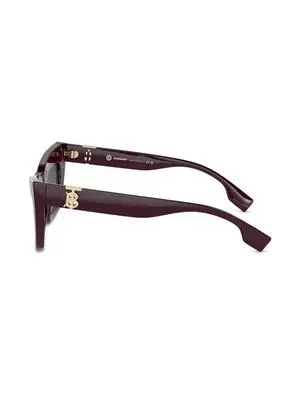 Burberry Logo-plaque Sunglasses - Red
