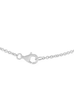 LB EXCLUSIVE 14k White Gold Diamond Chain Bracelet
