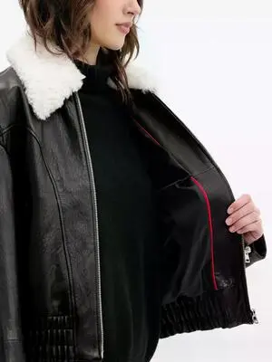 Hugo Shearling Zip-up Jacket