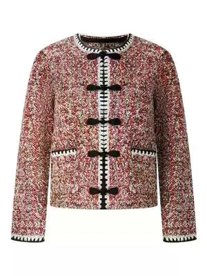 Shanghai Tang Tweed Bow Jacket