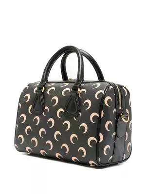 MARINE SERRE Moon Canvas Strike Bag - Black