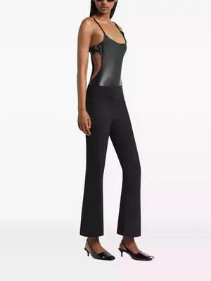 COURREGES Buckle-detail Cut-out One-piece Swimsuit - Black