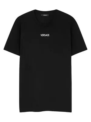 Versace Embroidered-logo T-shirt