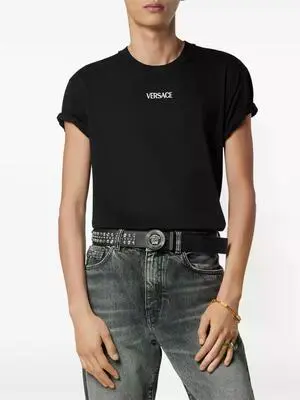Versace Embroidered-logo T-shirt