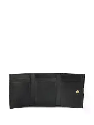 Loewe Anagram Trifold Leather Wallet - Black
