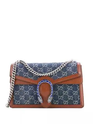 Gucci Dionysus Gg Denim Small Shoulder Bag - Blue