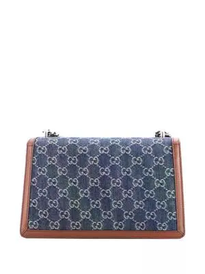 Gucci Dionysus Gg Denim Small Shoulder Bag - Blue