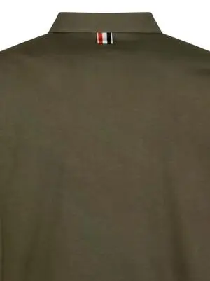 Thom Browne Chest-pocket Long-sleeve Polo Shirt
