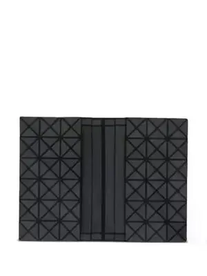 Issey Miyake Geometric-pattern Wallet - Grey