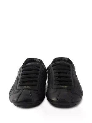 Prada Montecarlo Re-edition 2005 Nappa Leather Sneakers - Black