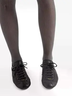 Prada Montecarlo Re-edition 2005 Nappa Leather Sneakers - Black