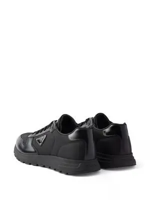 Prada Triangle-logo Sneakers - Black