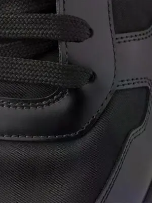 Prada Triangle-logo Sneakers - Black