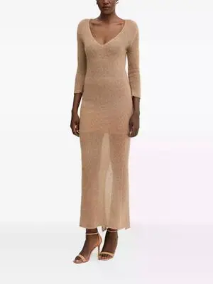 Liviana Conti Clotilde V-neck Maxi Dress