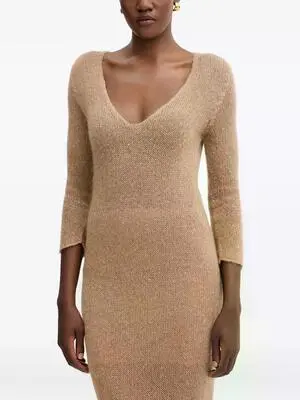 Liviana Conti Clotilde V-neck Maxi Dress