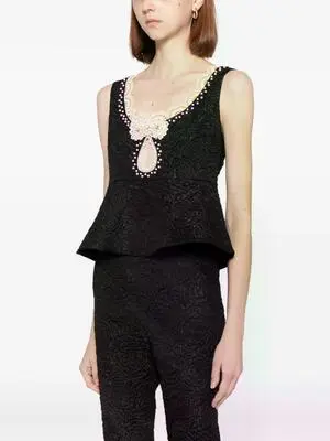 Cynthia Rowley Bead-embellished Vest