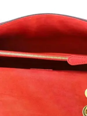 LOUIS VUITTON Victoire Handbag Monogram Canvas And Leather Shoulder Bag - Brown